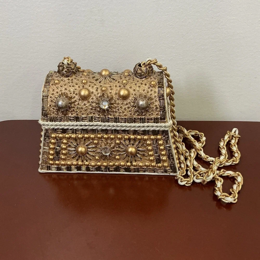 Mary Frances | Bags | Vtg Mary Frances Victorian Treasure Chest ...
